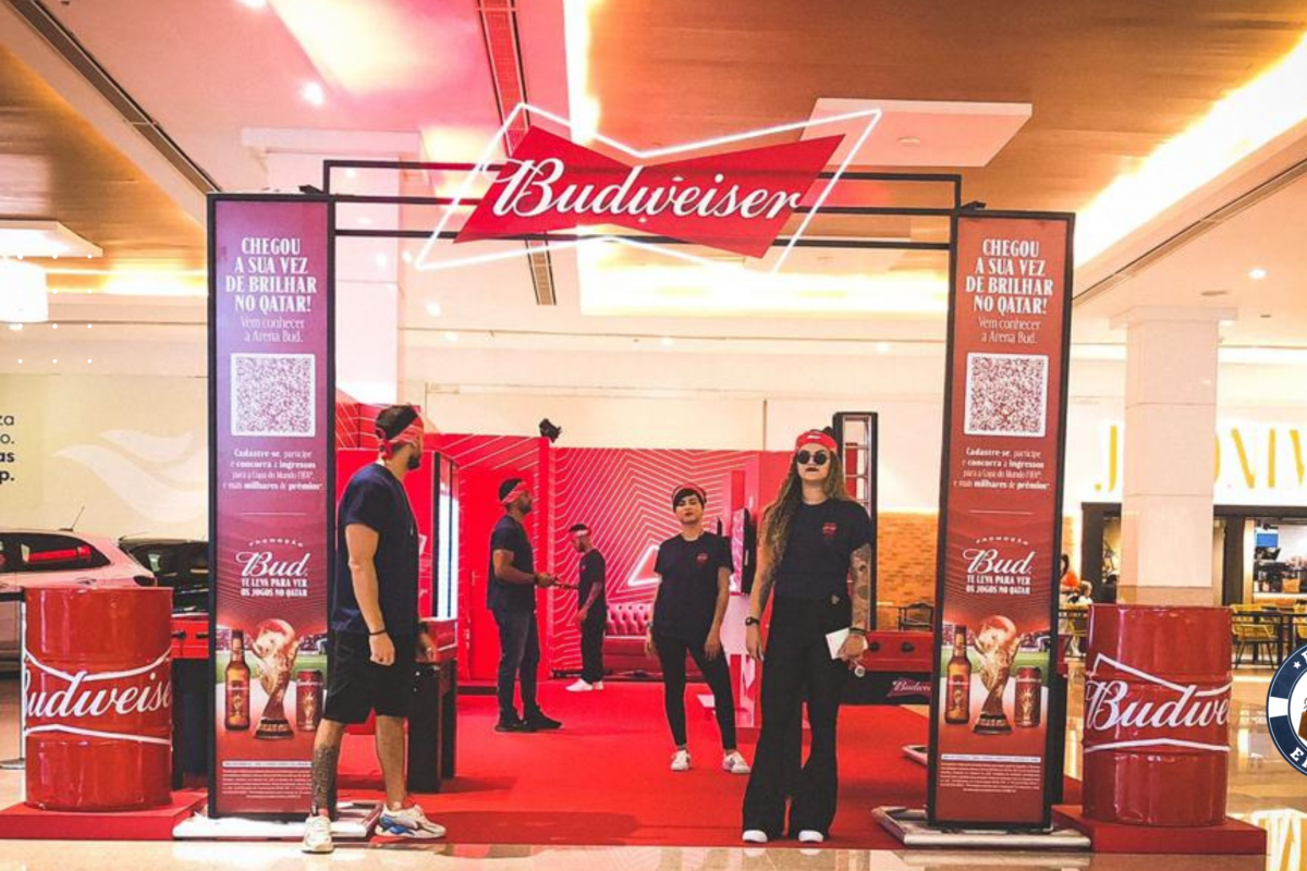Copa do Mundo Budweiser traz Arena Bud para praça de alimentação do ...